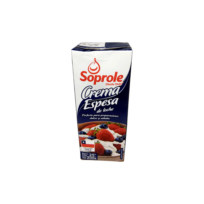Crema Espesa 200 grs - Carnes Fuenzalida